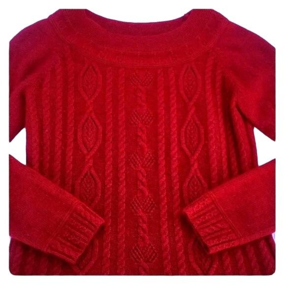 Marina Luna | Sweaters | Marina Luna Angora Lambswool Merlot Red ...